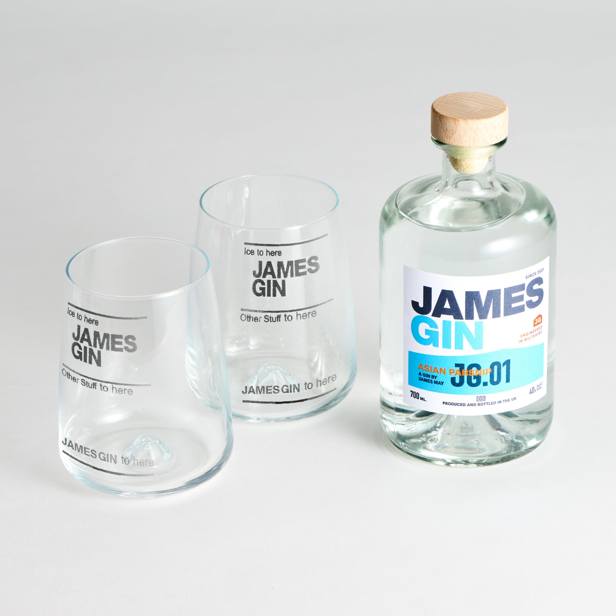 Sharing Cocktail Kit - Cocktail Gin Set with Glasses - James Gin US