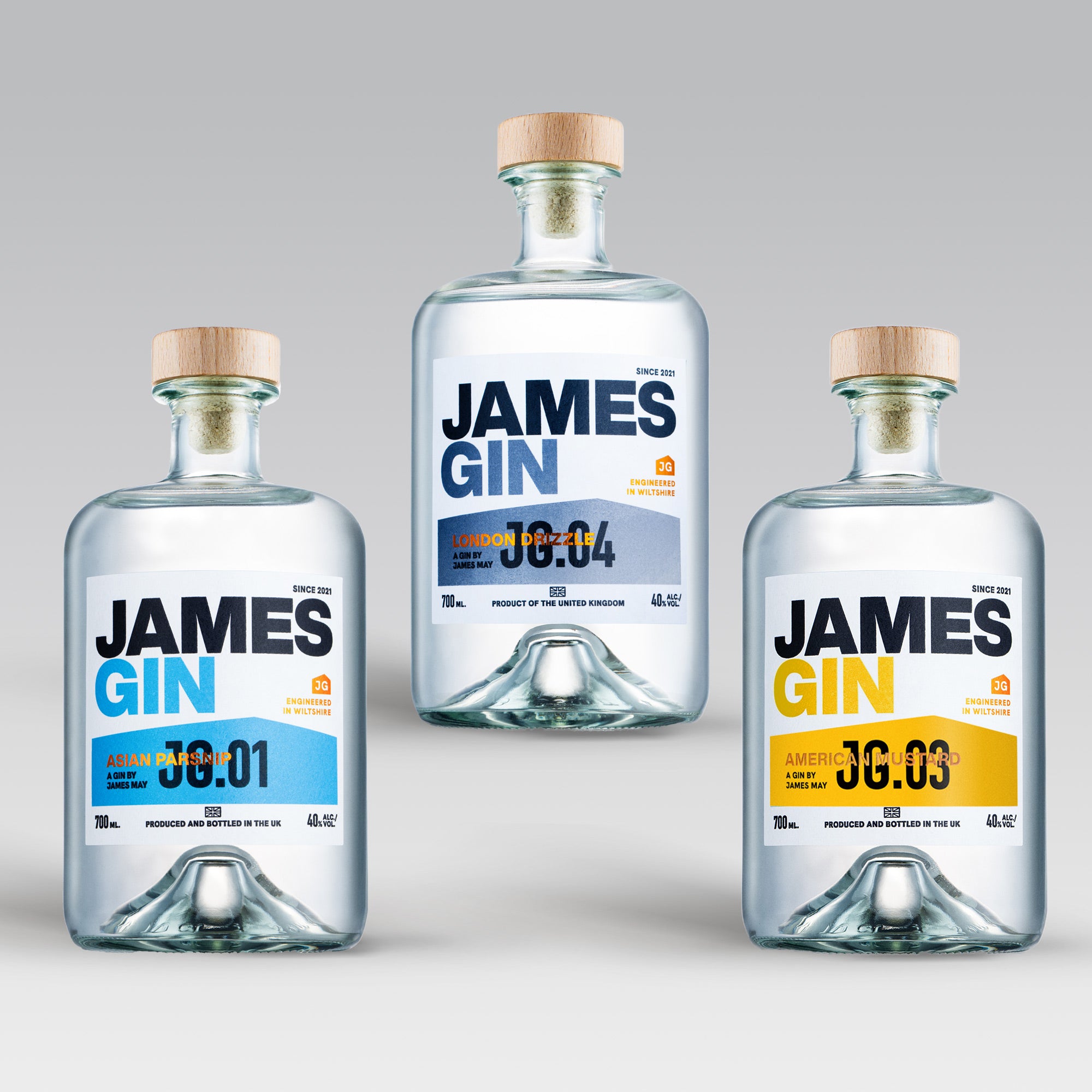 The Power of Three - Gin 3 Bottle Set - James Gin US